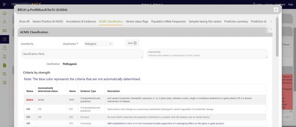 NGS variant interpretation and reporting - Euformatics